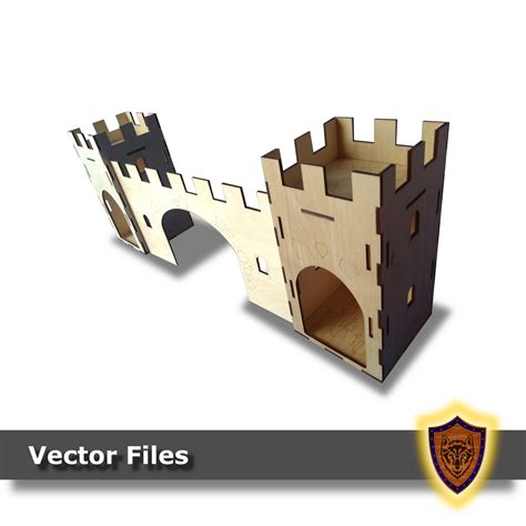 Laser Cut Castle Digital Download Xykit