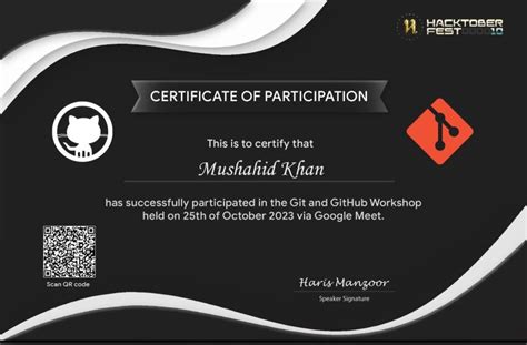 Mushahid Khan On Linkedin Github Workshop Versioncontrol