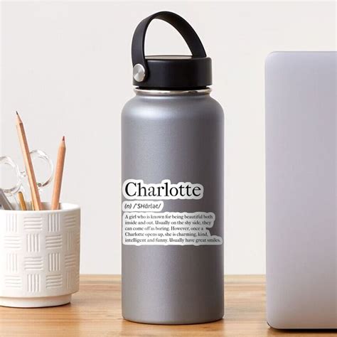 Charlotte Definition Sticker By Tastifydesigns Redbubble