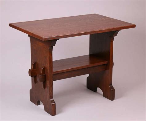 Early Gustav Stickley Bungalow Table California Historical Design
