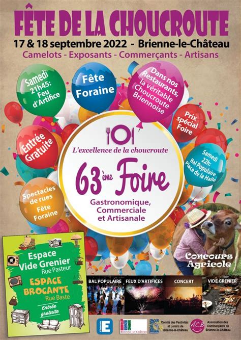 Fête de la choucroute 2022 Brienne le Château