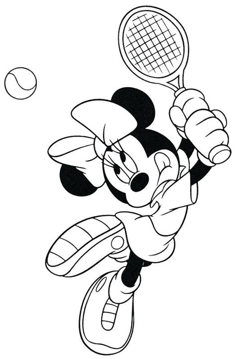 Tennis Court Coloring Pages At Free Printable