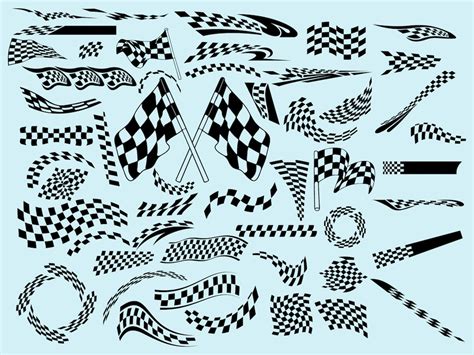 Racing Flags Vector Art And Graphics