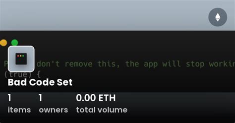 Bad Code Set Collection OpenSea