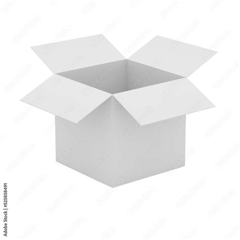 Blank Open White Box PNG Clipart Cut Out On Transparent Background Stock Photo Adobe Stock