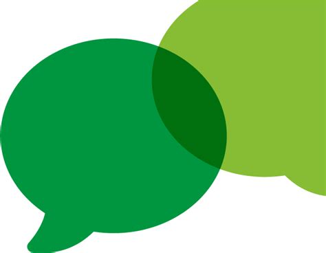 Download Green Speech Bubble Overlap