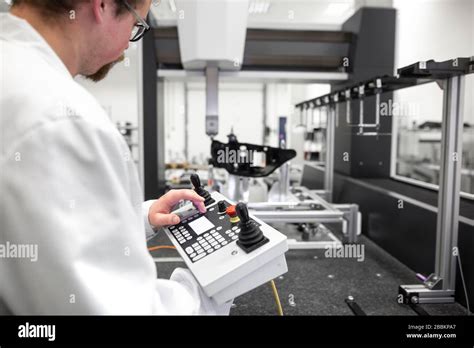 Quality Engineer Measuring Some Moldings By Professional 3d Measuring