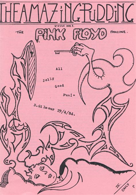 Pink Floyd The Amazing Pudding 03 1984 Uk Magazine Floydstuff