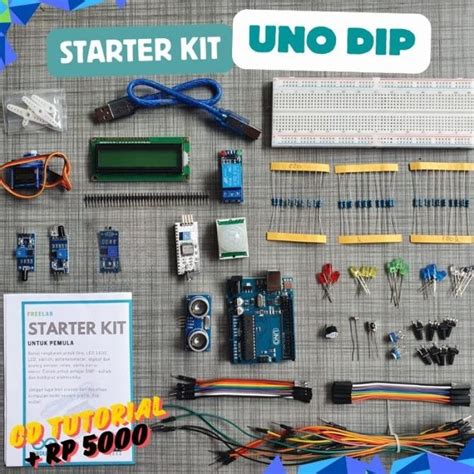 Jual Jual Uno R3 Starter Learning Kit Lengkap Utk Pemula Dengan Ardu Tutorial Promo Shopee
