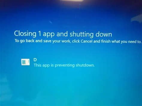 Tried To Restart My Computer And The D Is Preventing It Scrolller