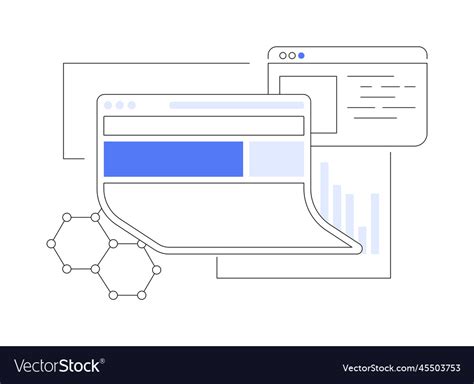 Bendable Device Technology Abstract Concept Vector Image