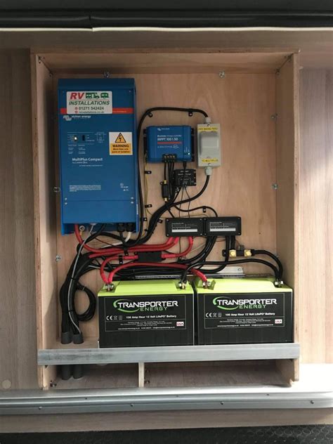 Off Grid Power Management System Installed Into A 2015 Chausson