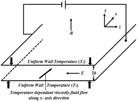Geometry Of Electromagnetohydrodynamic Heat Transfer And Flow With Download Scientific Diagram