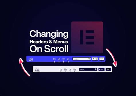 Changing Headers On Scroll With Elementor Sticky Headers