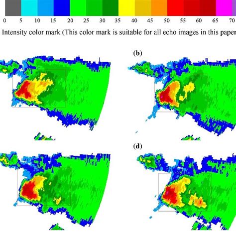 Best Matching Place On Radar Echo Image Obtained By The Color
