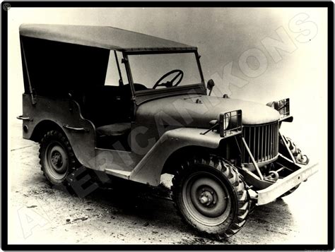 1940 Willys Jeep Collectible New Metal Sign Quad Prototype American