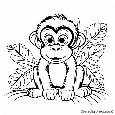 Grumpy Monkey Coloring Page Download Free Printable