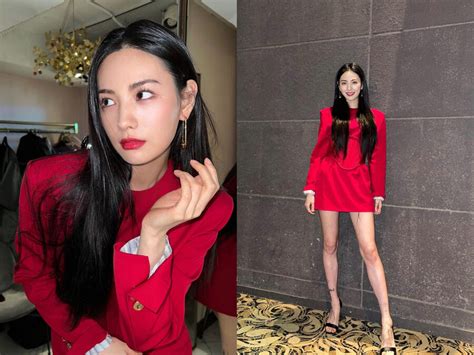 나나 강렬한 레드허벅지 타투 공개자백 부르는 미모