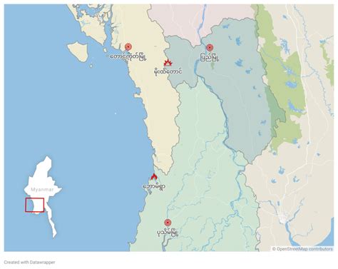 Aa ထိုးစစ် တိုင်းဒေသကြီး ၃ ခုဘက်သို့ ရောက်လာ Myanmar Now