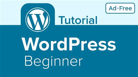 WordPress Beginner Tutorial YouTube