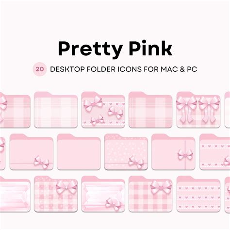 Pink Desktop Icons Pink Desktop Folders Pink Mac Book Icons Folder