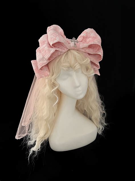 Cross Belle 5 Colors Bowknot Kc With Veil