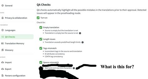 Start And End New Line Charater Qa Check Crowdin Issues Crowdin Community