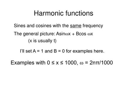 PPT Harmonic Functions PowerPoint Presentation Free Download ID 3965550