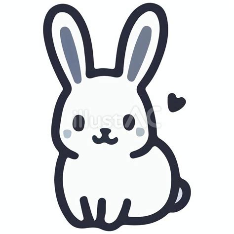 フリーカット絵素材可愛いウサギイラスト No 24903280無料イラストフリー素材ならイラストAC