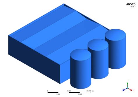 A Model View In Ansys Fluent B Real Cylinder Tanks View Download Scientific Diagram