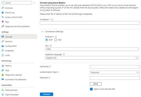 connect to a vm in an azure virtual wan using bastion risual