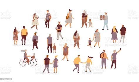 Background Vector Tiny People Stock Illustration Download Image Now