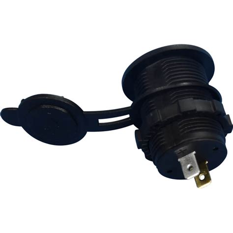 Dual Usb V Socket Black