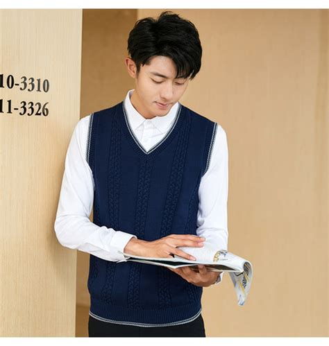 엔젤조이 남성 스탠다드 유니크 가을 겨울 니트조끼 브이넥 꽈배기 양복 조끼 핫템3 티몬