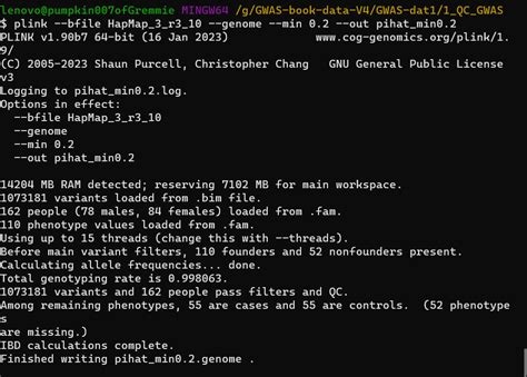 [gwas]基于plink的亲缘关系质控 plink ibd csdn博客