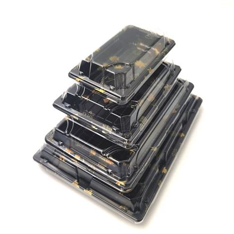 Sunyo Takeaway Plastic Box Fresh Fruit Vegetables Sushi Snack Tray