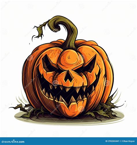Cute Pumpkin Illustration Stock Illustration Illustration Of Dusty