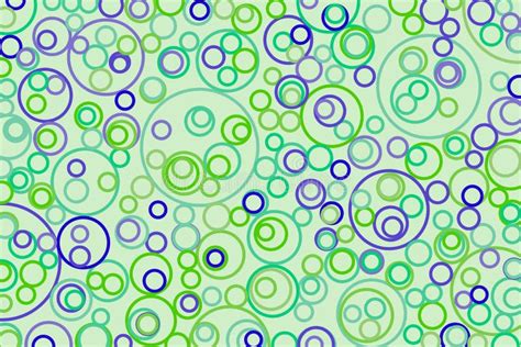 Abstract Background With Shape Of Circles Bubbles Sphere Or Ellipses Pattern Geometric