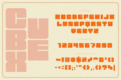 Cubex Font Free Download Behance