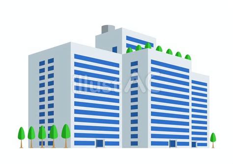 建物系フリー素材～大型高層マンションイラスト No 23938456｜無料イラスト・フリー素材なら「イラストac」