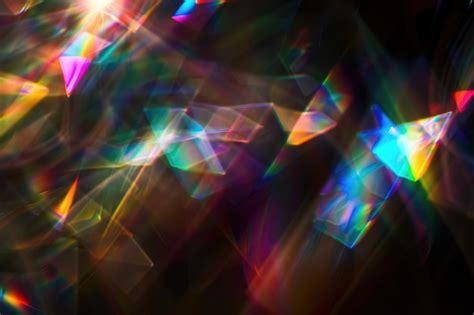 Premium Photo Prismatic Diffraction Effect Photo Overlays Perfect For Adding Vibrant Colorful
