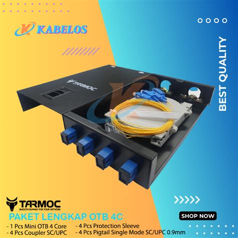 Jual Tarmoc Fiber Optic Mini Otb 4 Core Sc Roset Fo Besi 4c Lengkap