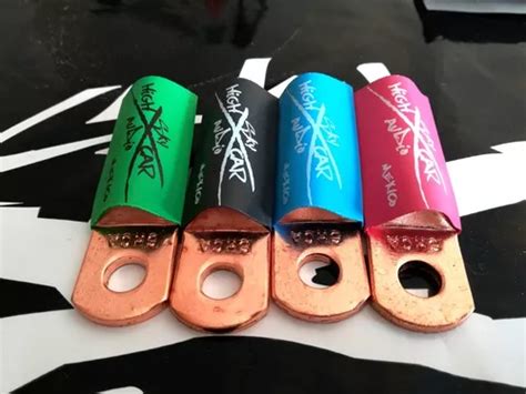 Terminales De Ojillo 100 Cobre Calibre 0 Sky High 4pz Envío gratis