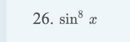 Solved 26 Sin8x Chegg Com