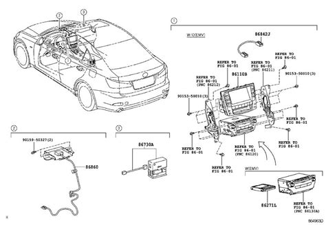 Lexus Is 250 Cover Sub Assembly Navigation Computer System Hdd