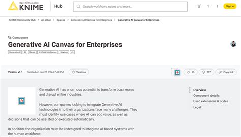 Genai Canvas For Enterprises Knowledge Sharing Knime Community Forum