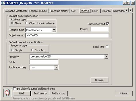 Communication BACnet Part