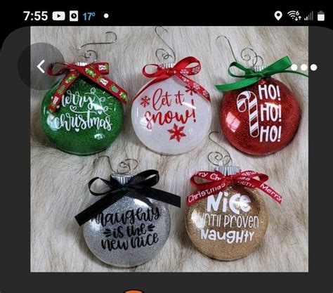 Pin By Donna On Cricuit Project Ideas Christmas Ornaments Homemade