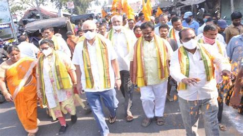 Ysrcp Threatening To Stop Welfare Schemes If Party Voted Out The Hindu