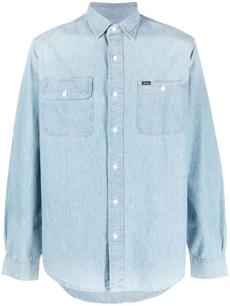 Polo Ralph Lauren Chest Pocket Denim Shirt Farfetch